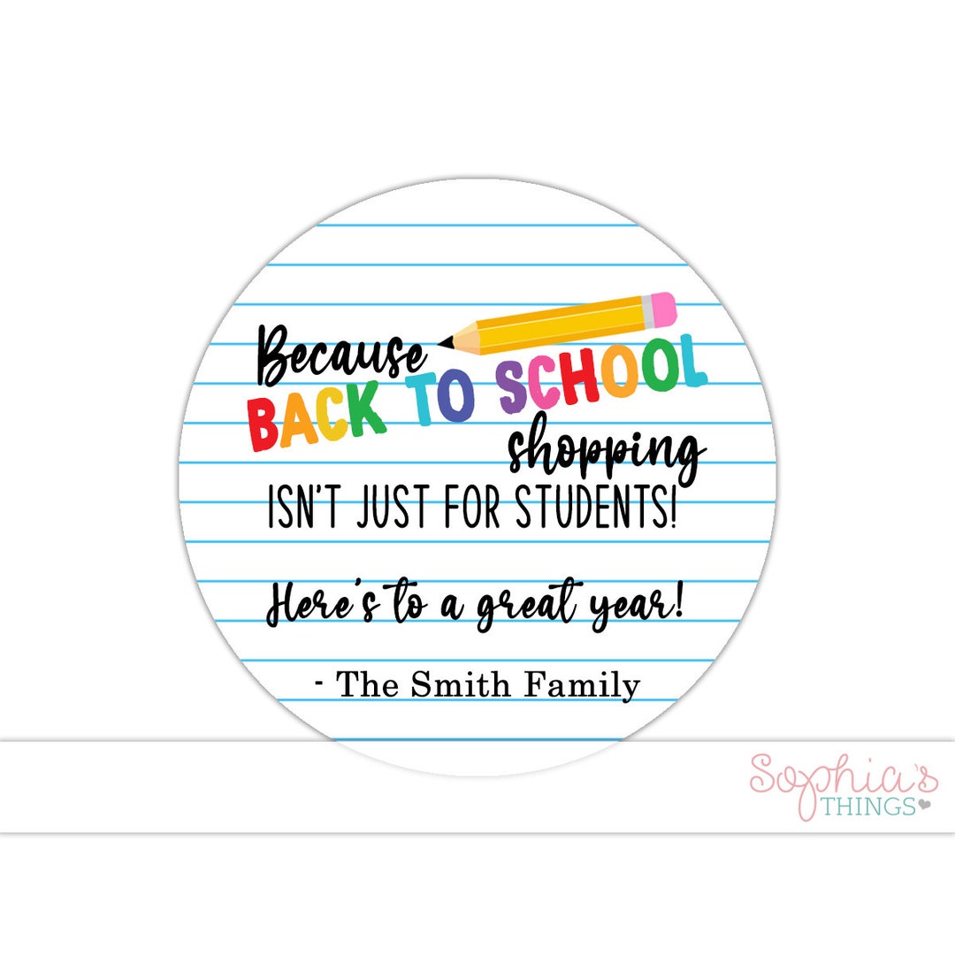 Back to School Gift Tags, Teacher First Day of School Gift, Meet the ...
