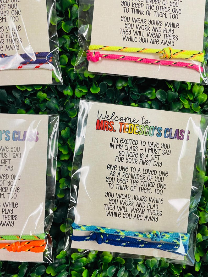 Back to School Friendship Bracelets: Student Encouragement Gift - Etsy