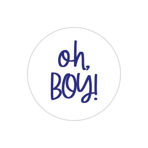 Oh Boy Stickers, Baby Shower Labels, It's a Boy Stickers, Oh Baby ...