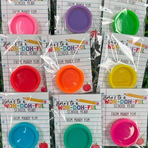 Personalized Play Dough Clay Doh Gift: Back to School Class Gift - Etsy
