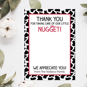 PRINTED Chick Fil A Gift Card Holder, Teacher Appreciation Gift Card ...