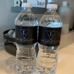Water Bottle Labels: Business Logo, Promotional Branding, Trade Show ...