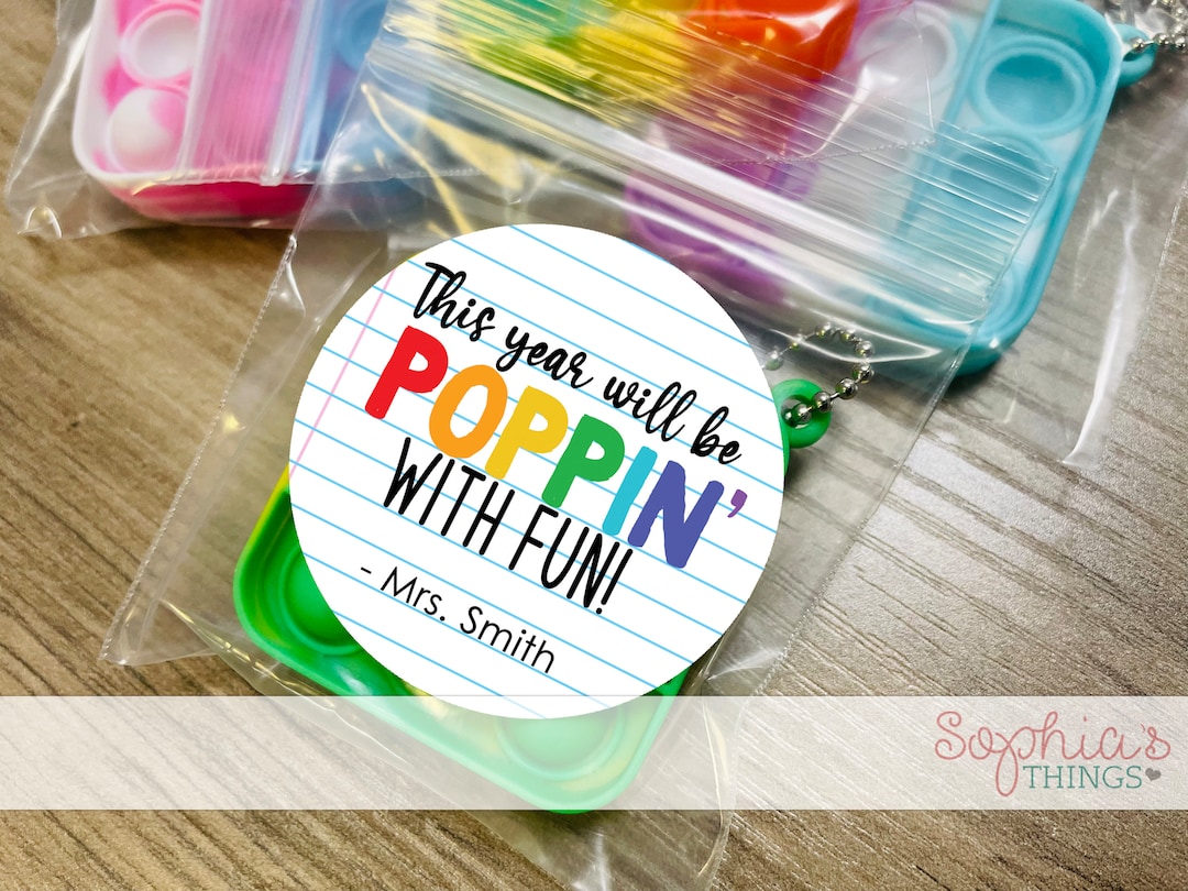 Back to School Student Gift, First Day of School Gift From Teacher, Pop ...