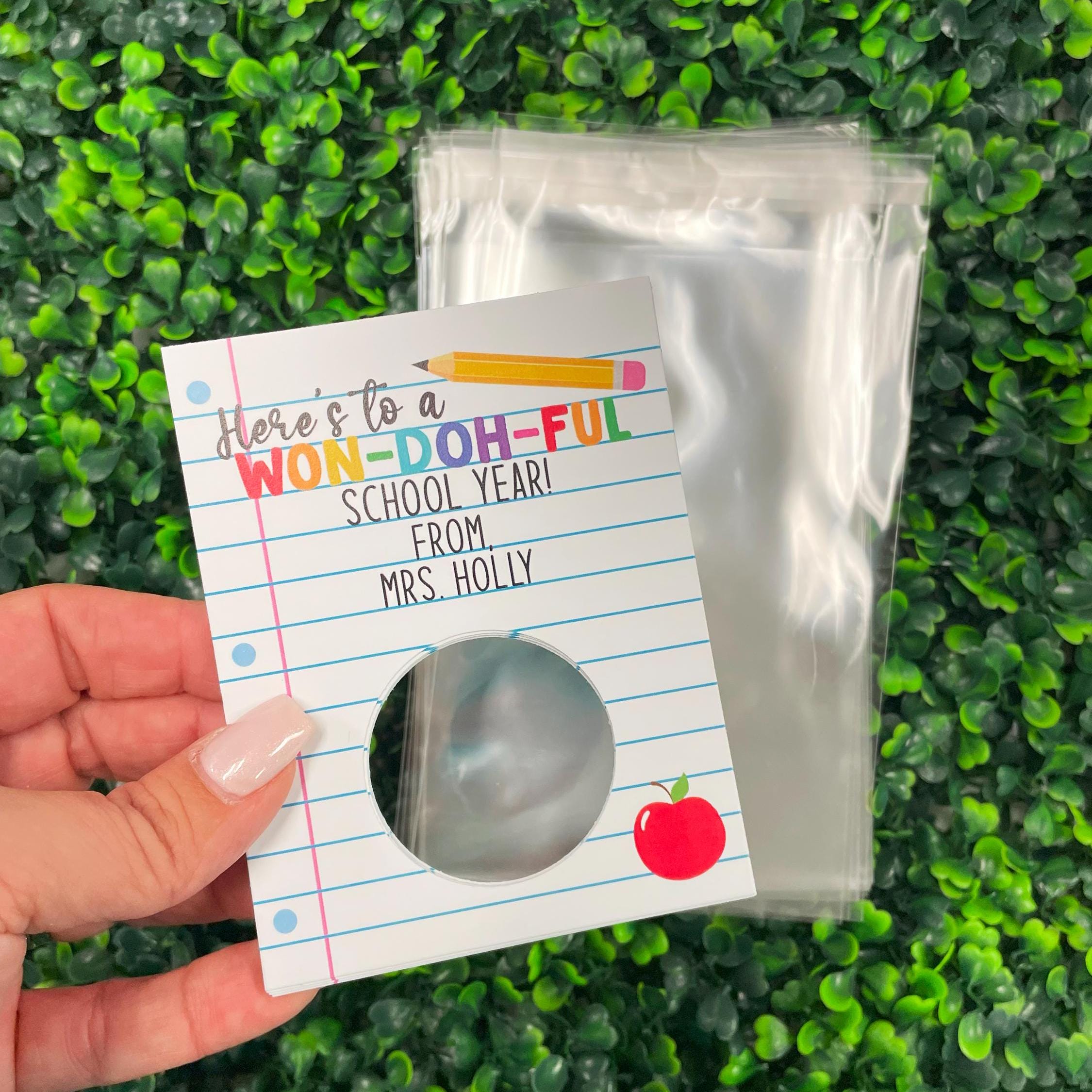 Personalized Play Dough Clay Doh Gift: Back to School Class Gift - Etsy