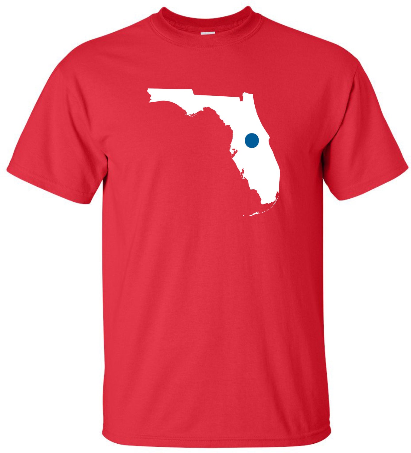 Florida Blue Dot Red State divertida camiseta política - Etsy España