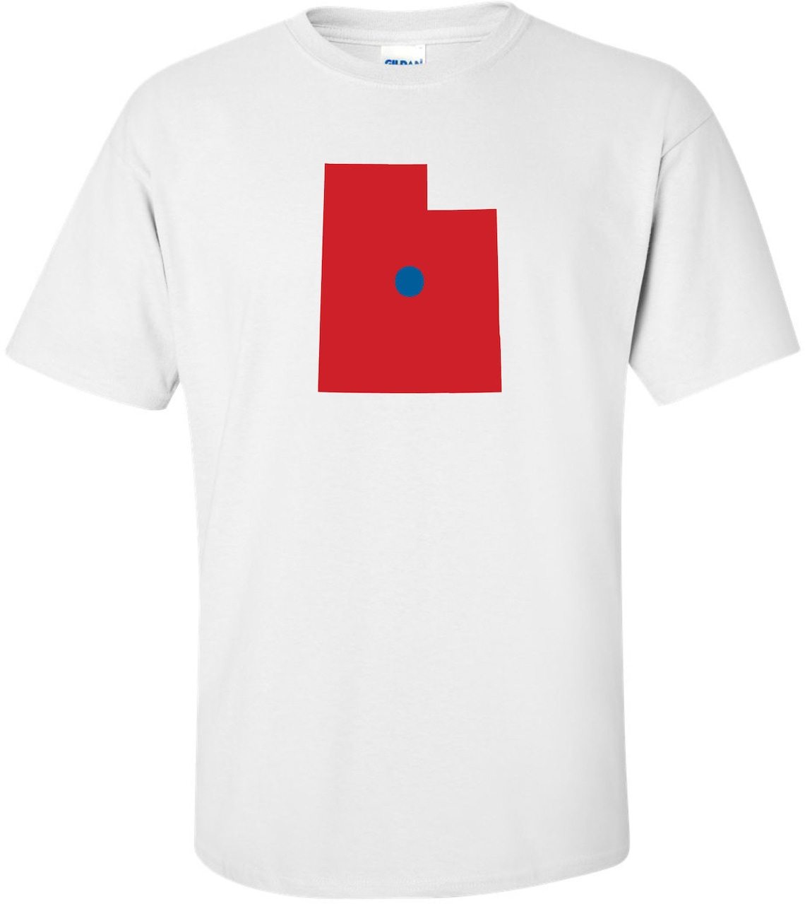 Utah Blue Dot Red State Funny Political T-shirt - Etsy UK