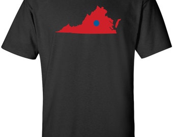 Blue Dot Red State Shirt - Etsy