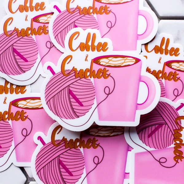 Crochet Die Cut Stickers - Etsy