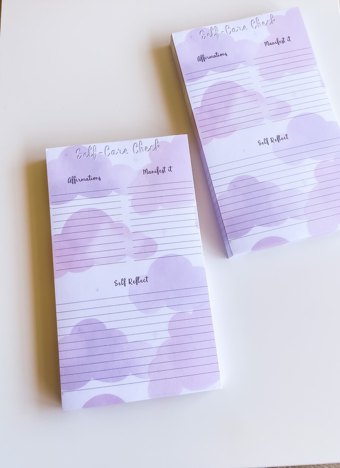 Self Care Notepad Self Care Check Self Care Tracker | Etsy