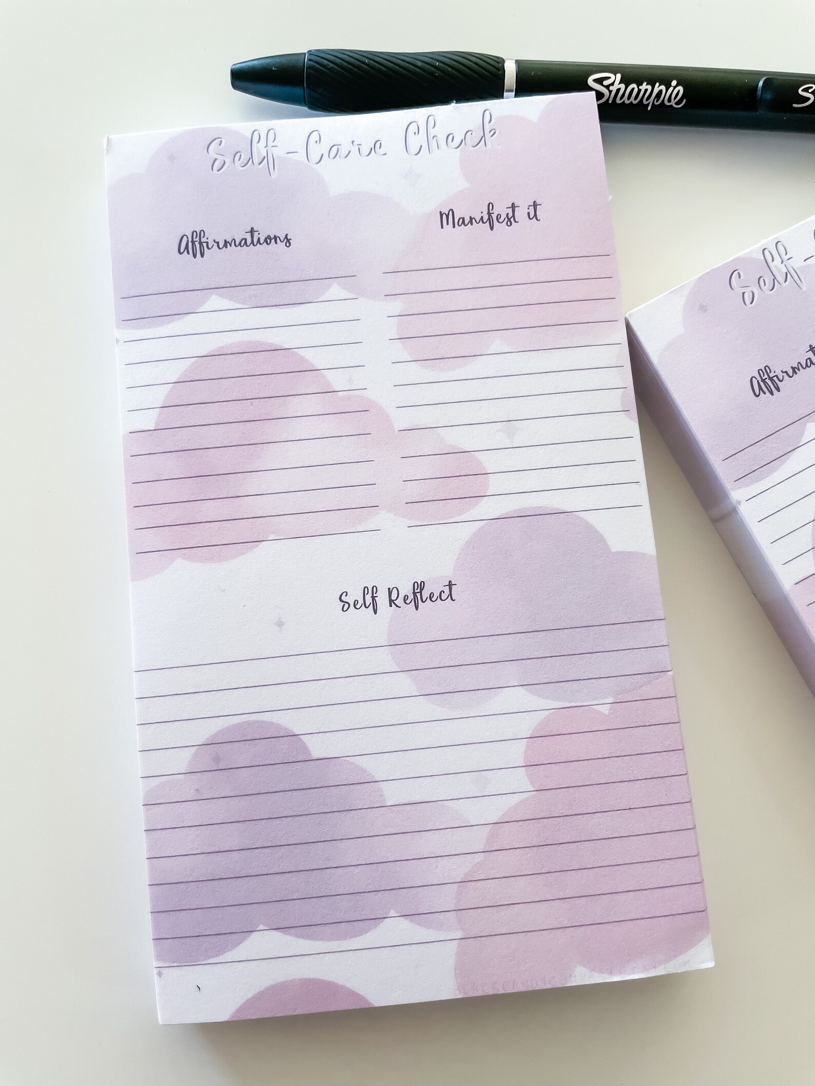 Self Care Notepad Self Care Check Self Care Tracker | Etsy