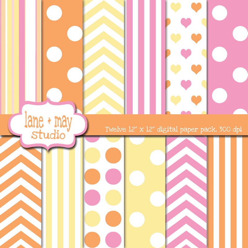 Chevron Polka Dots - Etsy