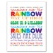 Somewhere Over the Rainbow 8 X 10 Digital Print INSTANT DOWNLOAD Print ...