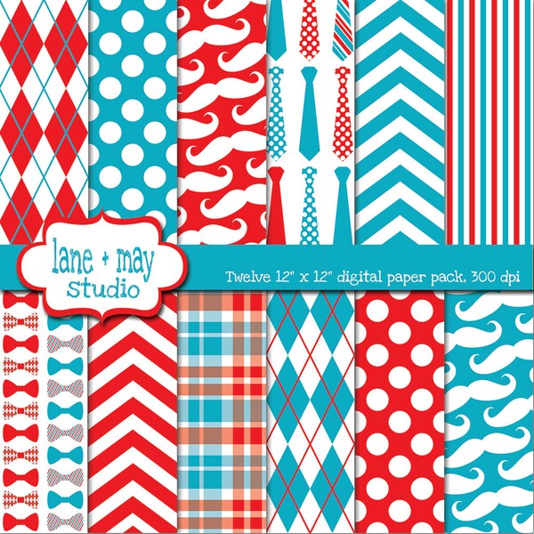 Mustache Pattern - Etsy