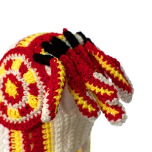 Kansas City Chiefs Crocheted Headdress! - Etsy