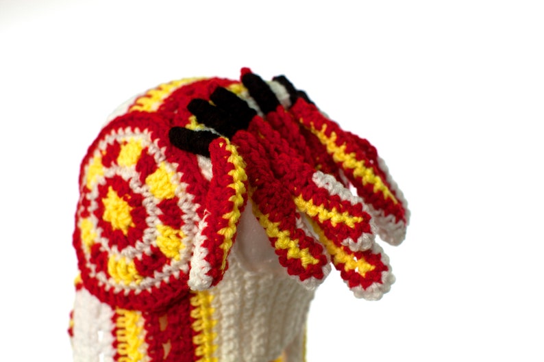 Kansas City Chiefs Crocheted Headdress! - Etsy