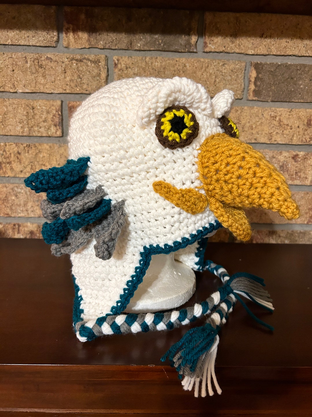 Be a Great Fan With This Philadelphia Eagles Crocheted Hat! Quality Construction, Any Size ...