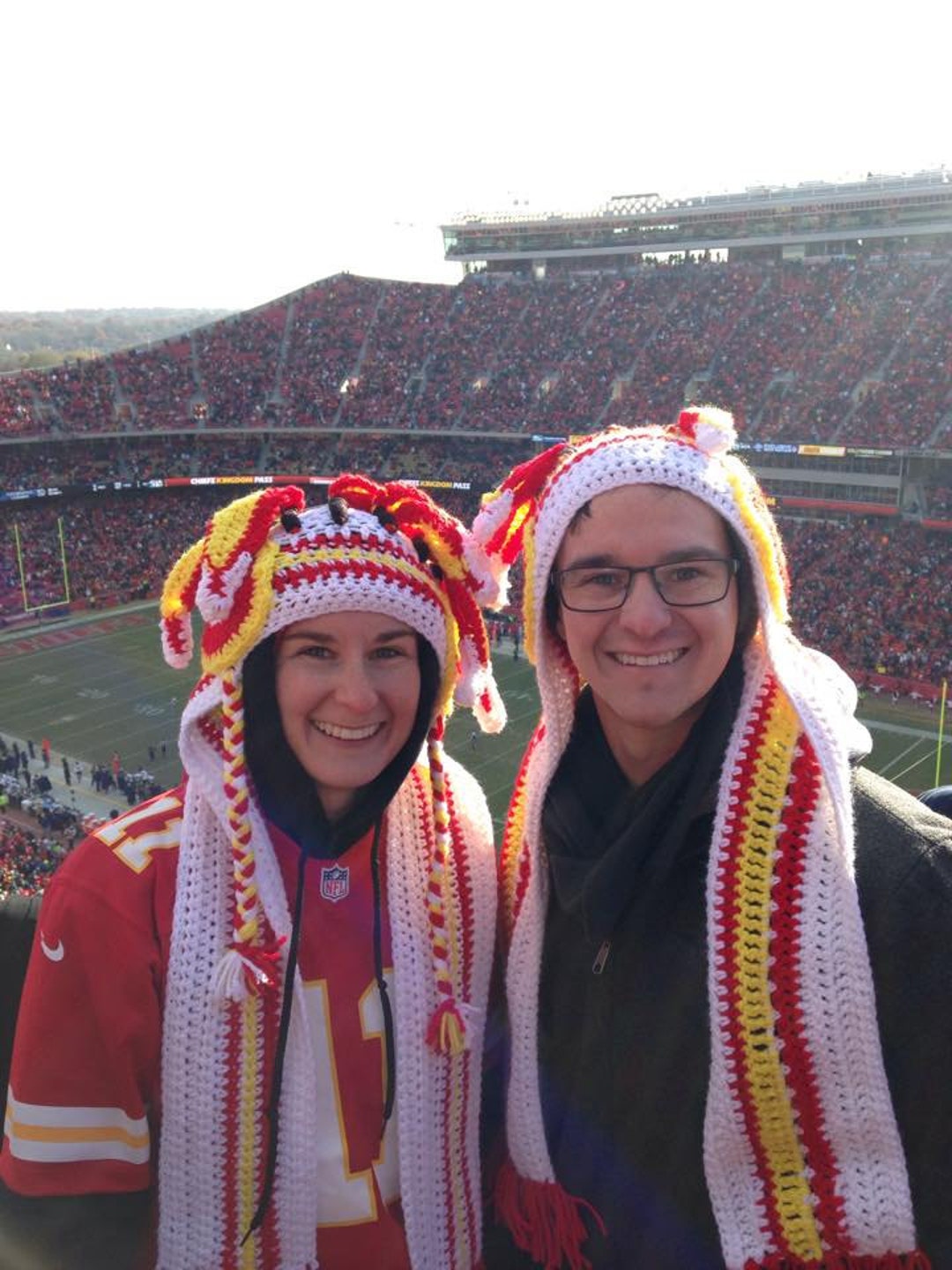 Kansas City Chiefs Crocheted Headdress! - Etsy