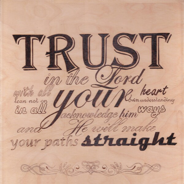 Bible Verse Wood Burning - Etsy