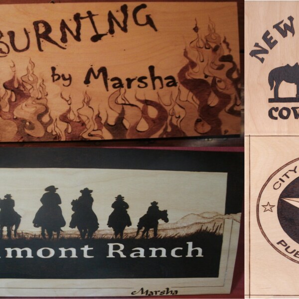 Pyrography Sign - Etsy