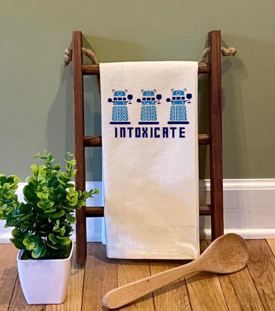 Dalek Dr Who Kitchen Towel, Home Bar Accessories, Pop Culture Merch ...