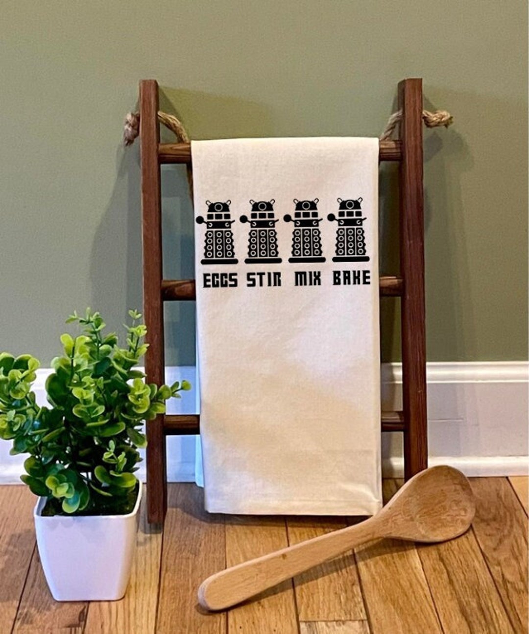 Dalek Dr Who Funny Kitchen Towel, Birthday Gift for Boyfriend ...