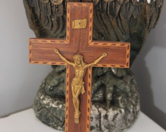 Wood Inlay Cross - Etsy
