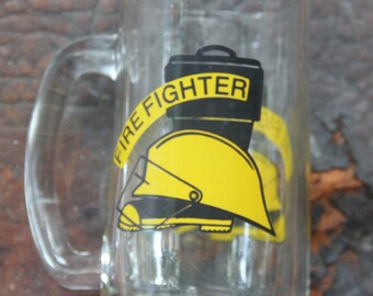 Personalized Fire Fighter's Engraved Glass Mug Custom - Etsy