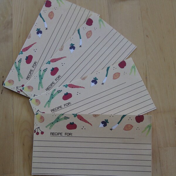 Vintage Recipe Card - Etsy
