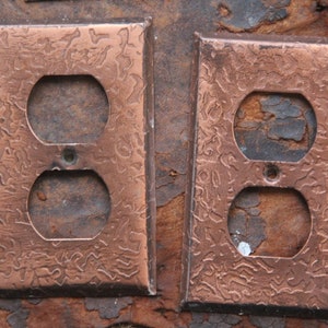 CHOICE! Vintage Copper Outlet Cover or Lightswitch Cover, Vintage ...