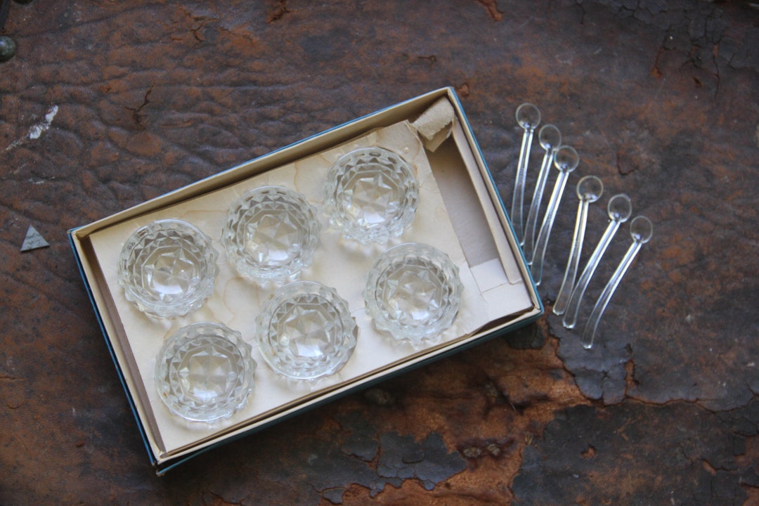 Vintage Made in Japan Salt Cellar Set of 6 Boxed Set Serving - Etsy