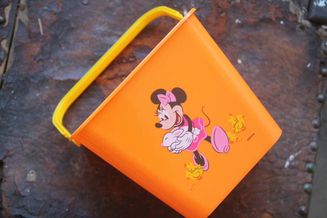 Vintage/retro Minnie Mouse Easter Egg Bucket, Disney Productions Minnie ...