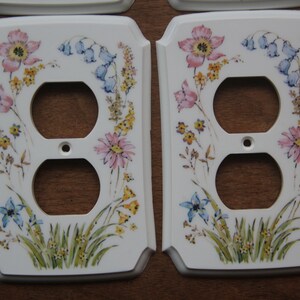CHOICE Adorable Floral Switch Plate Light Switch or Outlet Cover ...