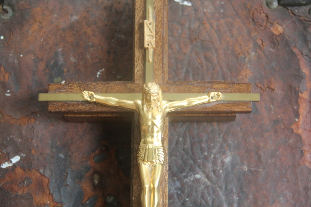 STUNNING! Vintage Complete Sick Call Box, Crucifix Kit, Vintage Last ...