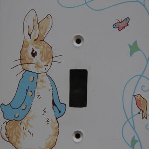 Vintage Beatrix Potter Peter Rabbit Single Light Switch Plate - Etsy