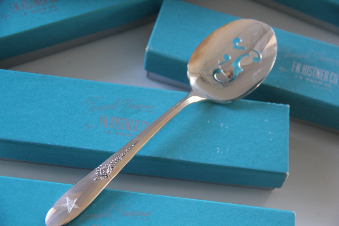 Vintage Order of the Eastern Star Spoon, New Old Stock, Masonic ...