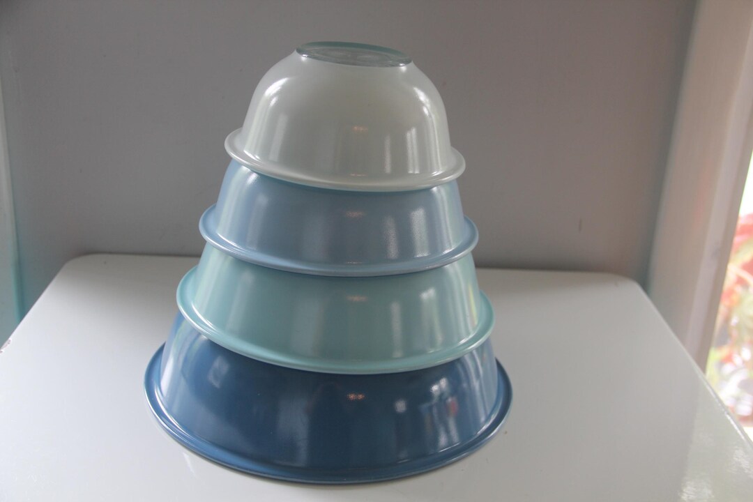 CHOICE Replacement Vintage MOODY BLUES Pyrex Mixing Bowl Blue Pyrex ...