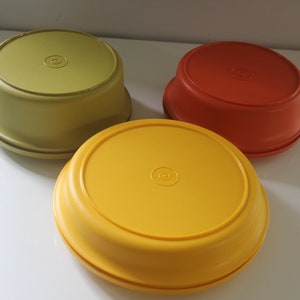 Vintage Tupperware Serve and Store Set, 1336/ 1252/1253, 6 Pieces, 3 ...