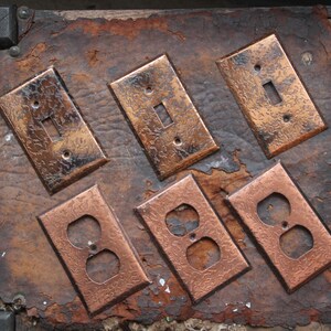 CHOICE! Vintage Copper Outlet Cover or Lightswitch Cover, Vintage ...