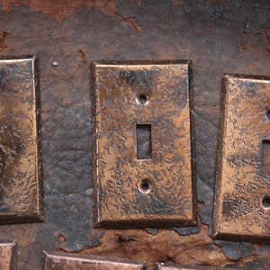 CHOICE! Vintage Copper Outlet Cover or Lightswitch Cover, Vintage ...
