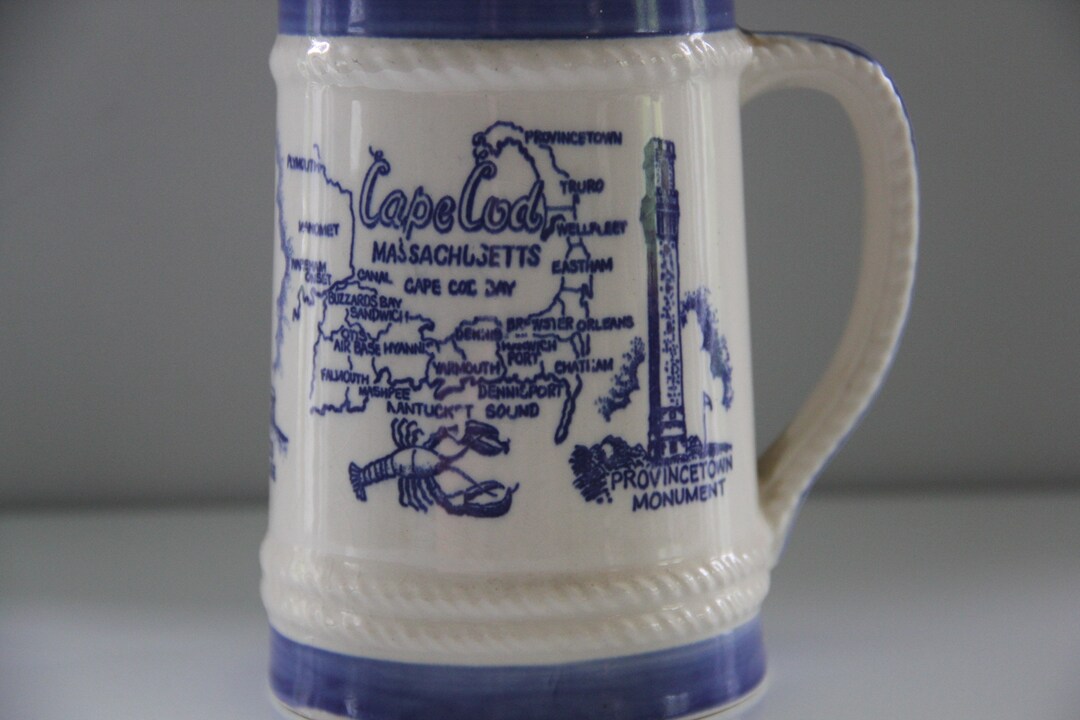 Vintage CAPE COD Stein, Cape Cod Souvenir, Cape Cod Mug, Vintage Cape ...