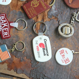 Vintage Advertising Key Chain Lot, 14 Different Keychains, Vintage 1950 ...