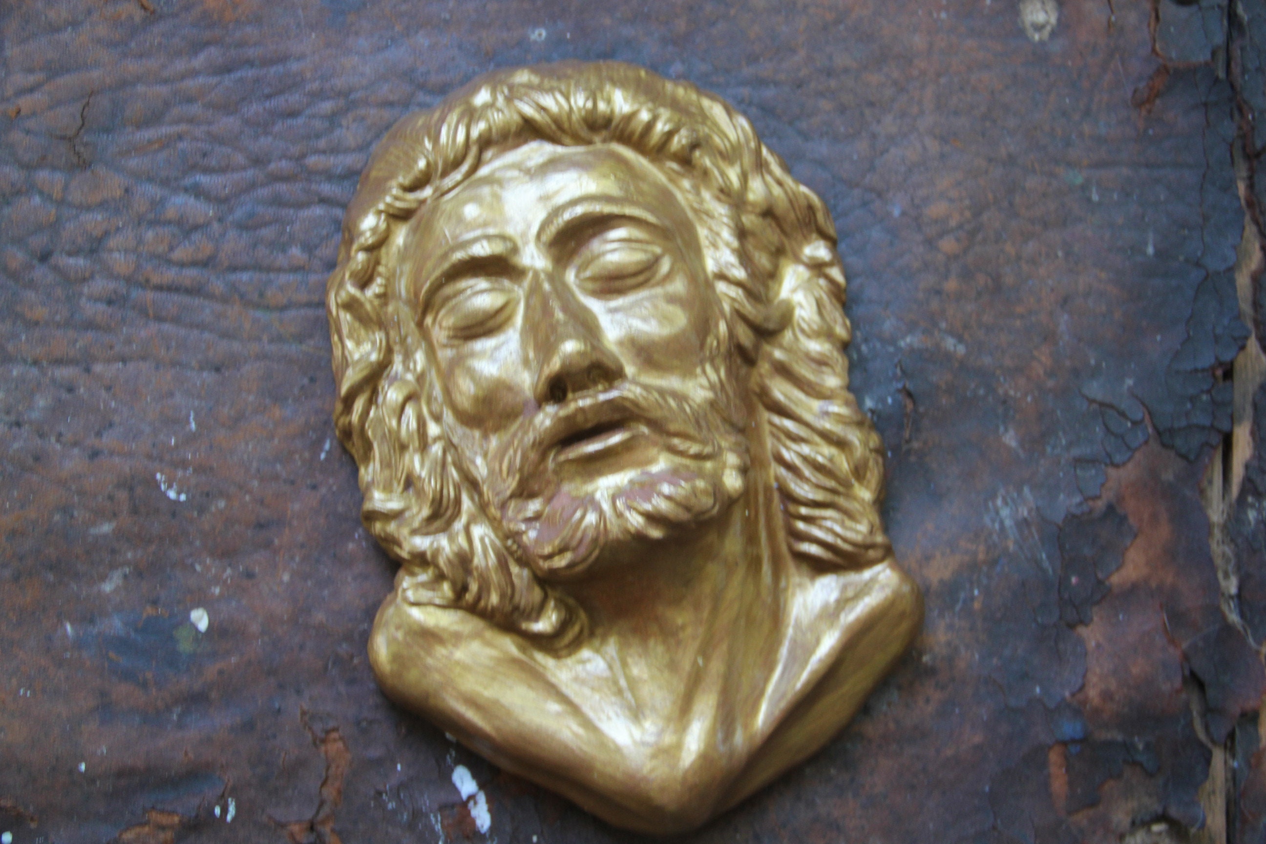 Vintage Jesus Wall Plaque Jesus wall artVintage plaster | Etsy