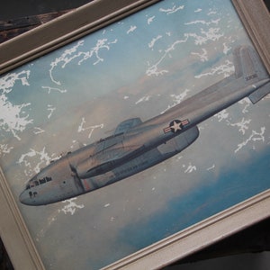 Vintage WW2 Poster, Vintage US Air Force Poster, Vintage Framed US ...