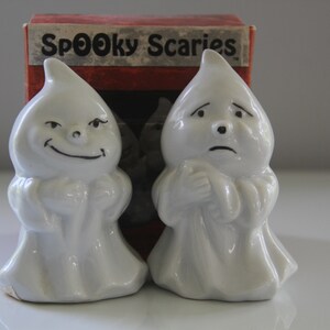 Vintage 1992 Spooky Scaries Porcelain Ghost Figurine in Original Box ...