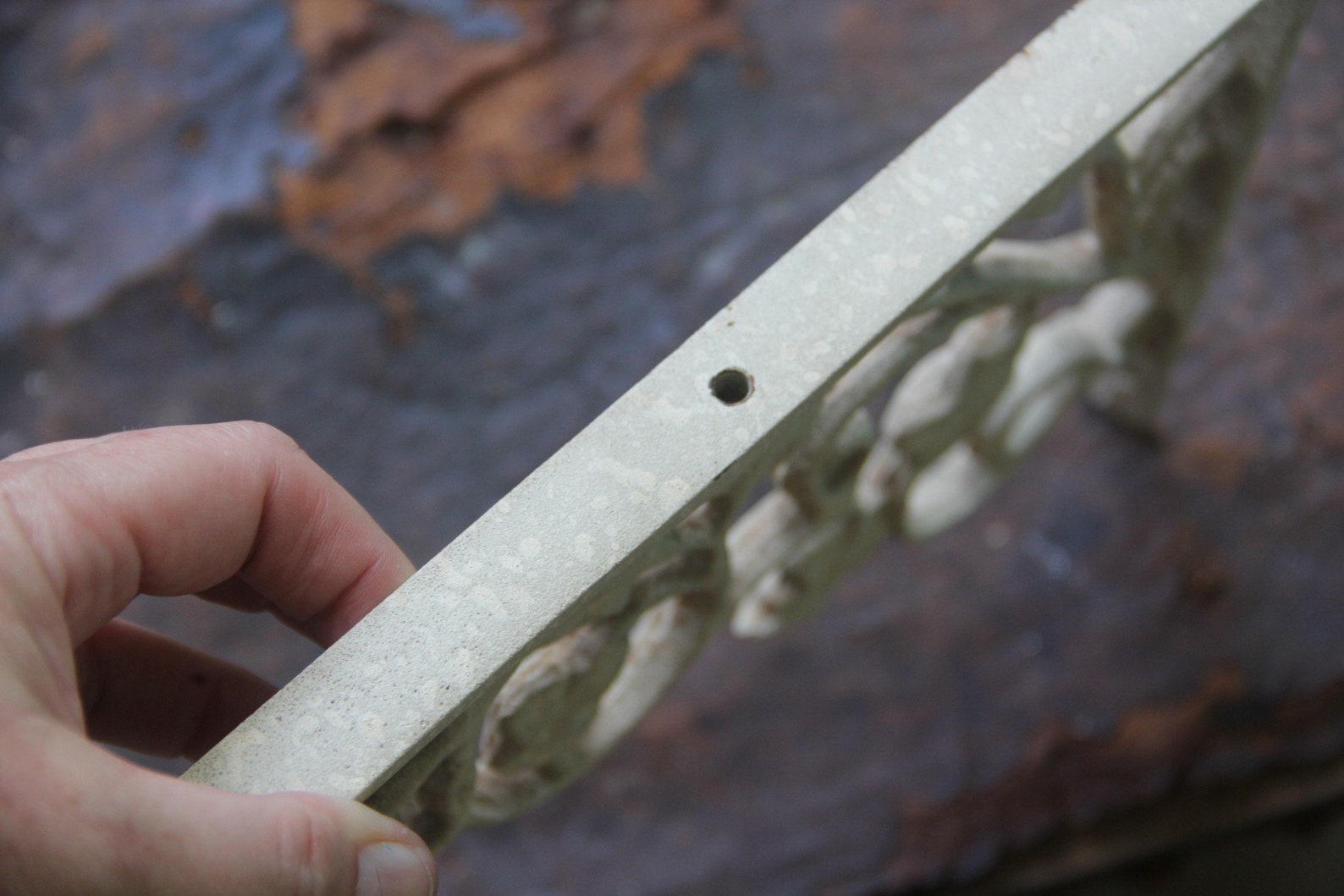 Antique Wrought Iron Corbels Winding Ivy Adorned Vintage Cast - Etsy