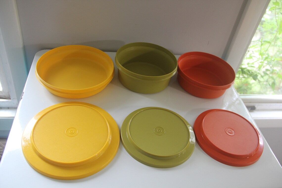 Vintage Tupperware Serve and Store Set 1336/ 1252/1253 6 - Etsy