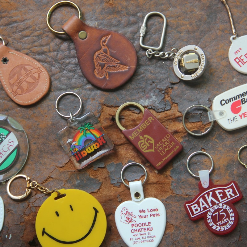 Vintage Keychain - Etsy