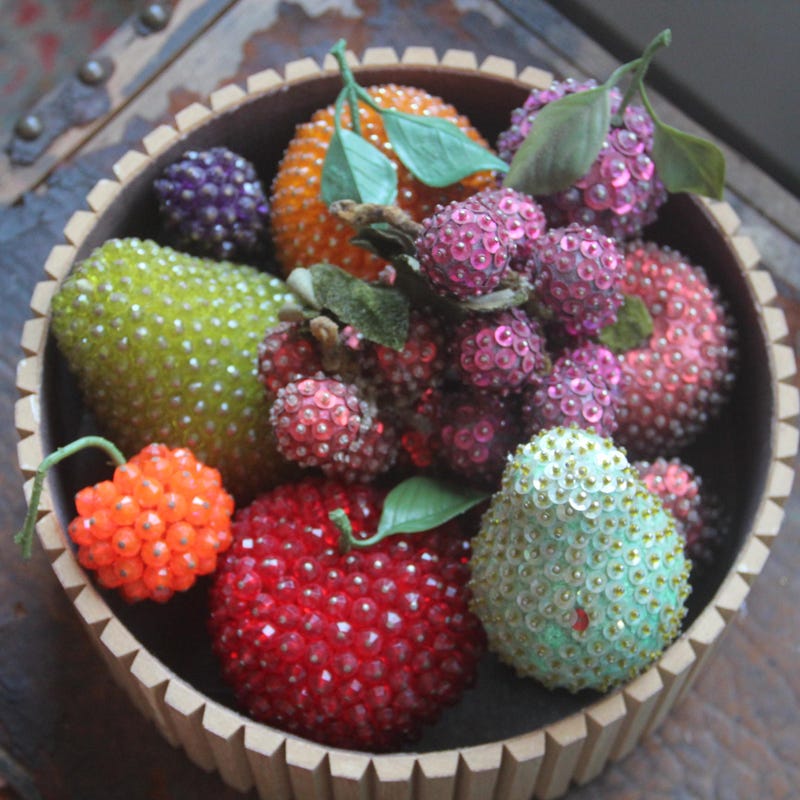 Beaded Fruit - Etsy