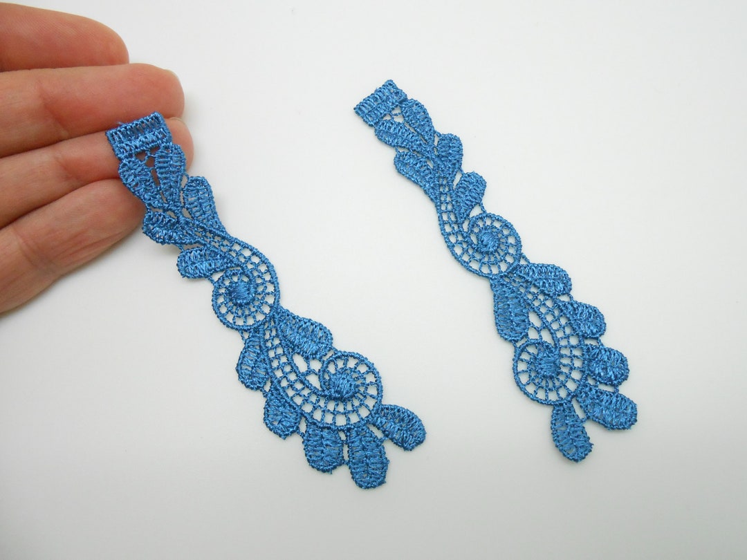 2 Patterns in Blue Lace - Etsy