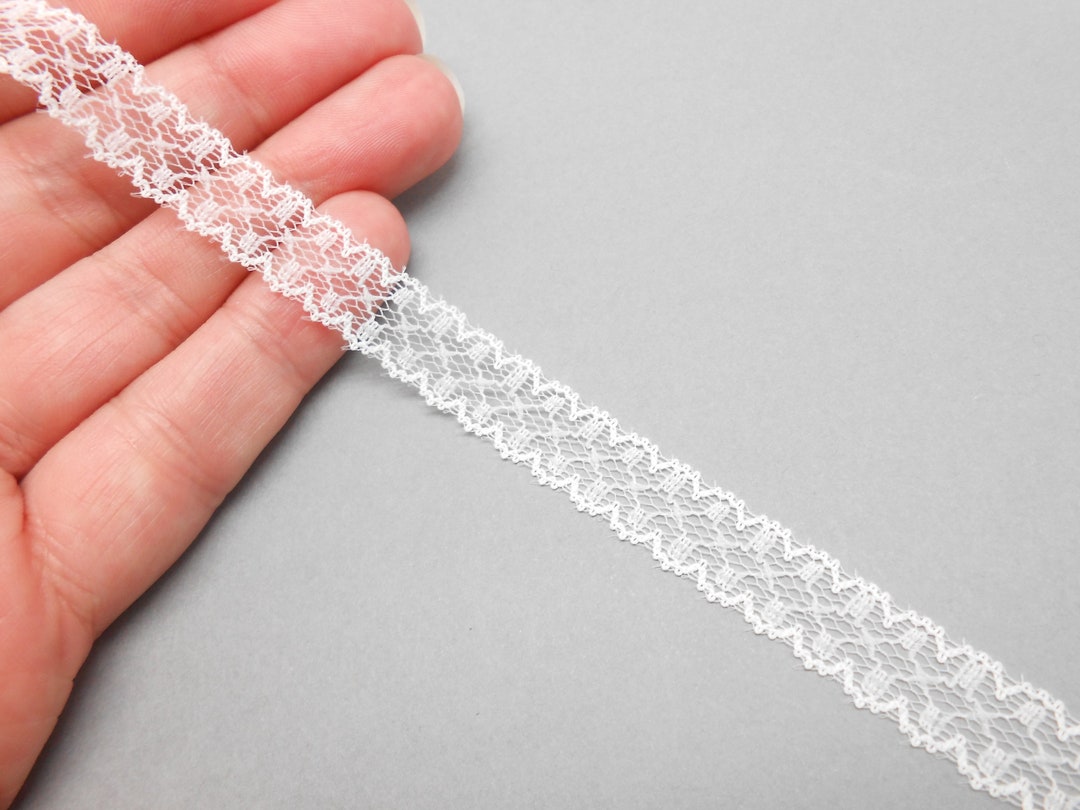 2 Meters of White Lace Ribbon, Off-white Ribbon, Fancy Ribbon - Etsy
